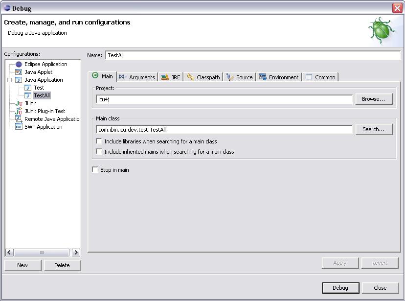HOWTO: Setup Project in Eclipse for ICU4J